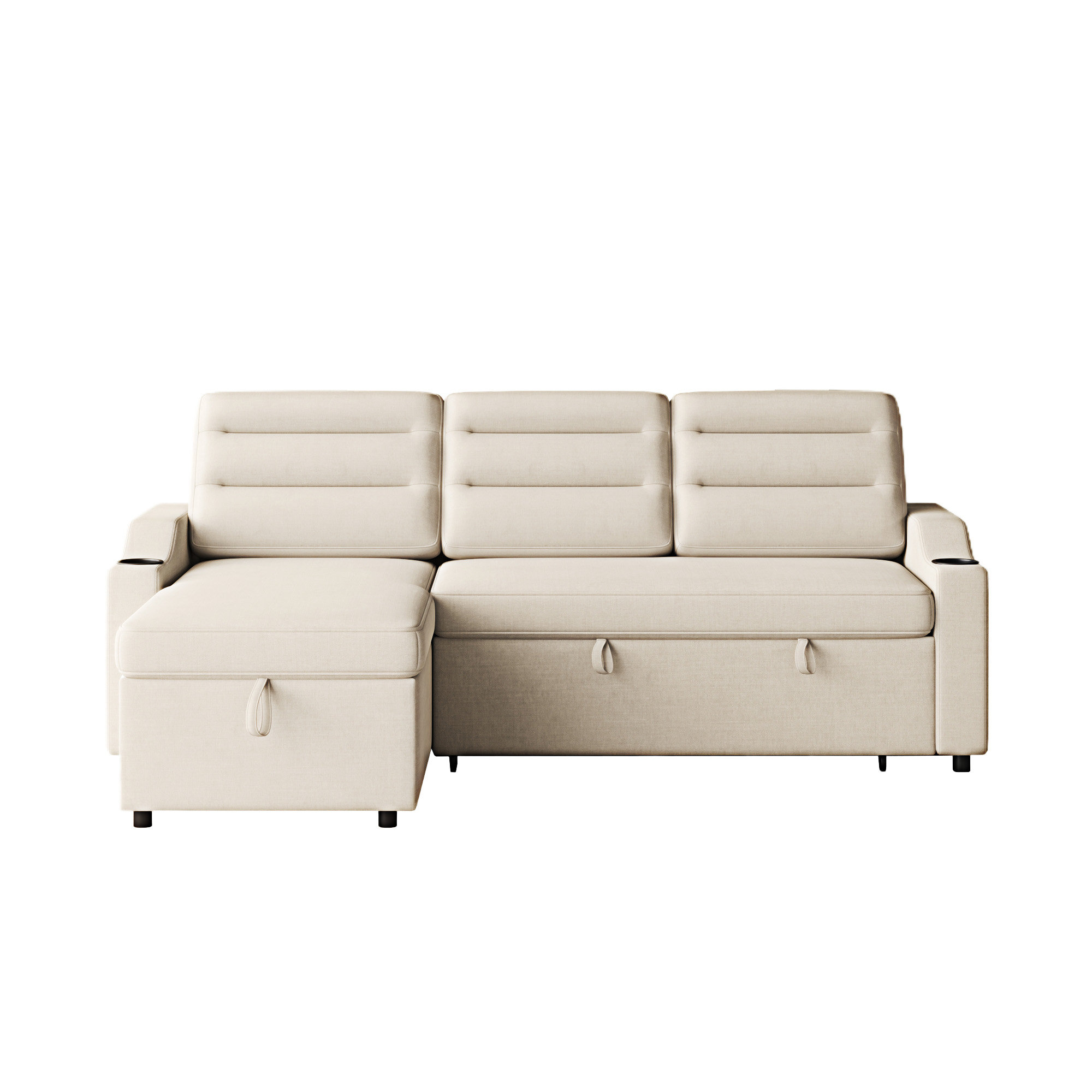 Latitude Run® MH83.5" Convertible Sleeper Combo Sofa | Wayfair