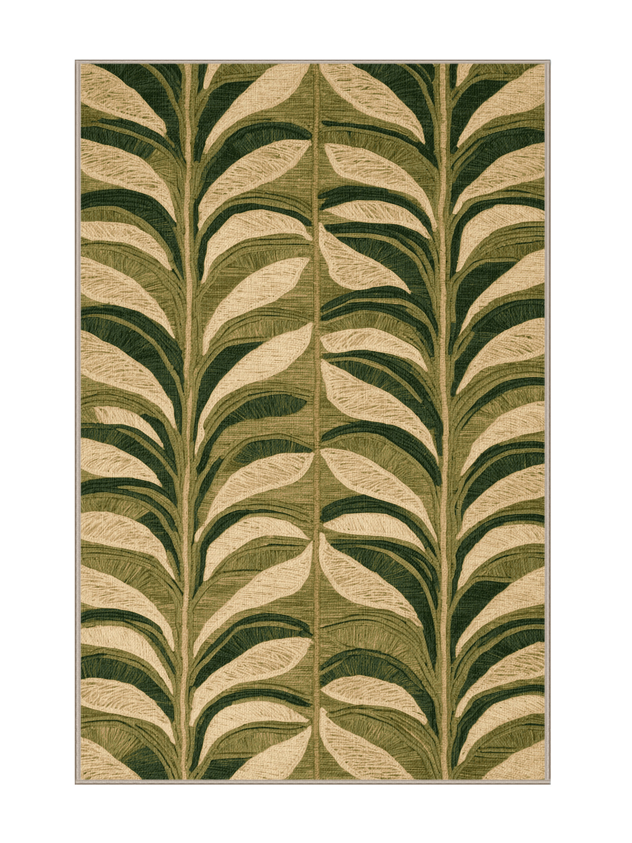 Bayou Breeze Washable Maile Lei Pattern Hawaiian Area Rug | Wayfair