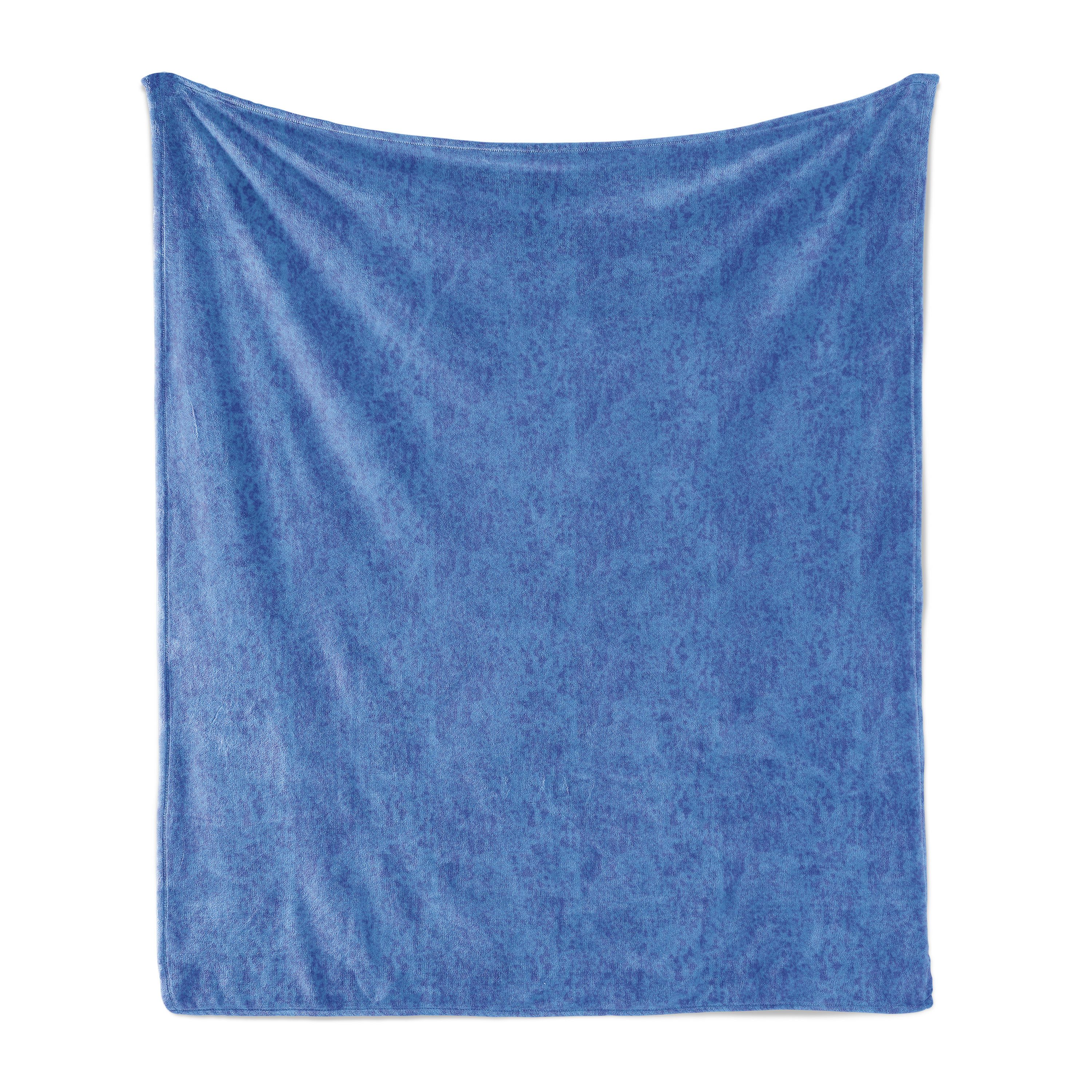 Ambesonne Marble Print Fleece Throw Blanket Weathered Blue Design | Wayfair