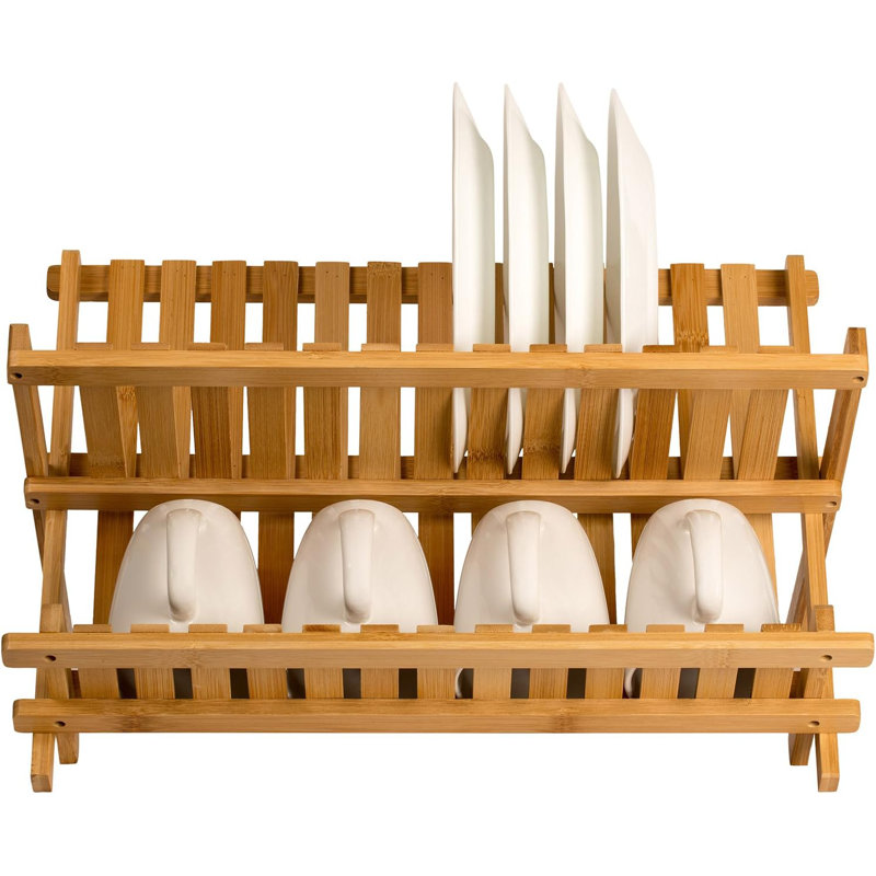 Shimano Bamboo Dish Rack | Wayfair