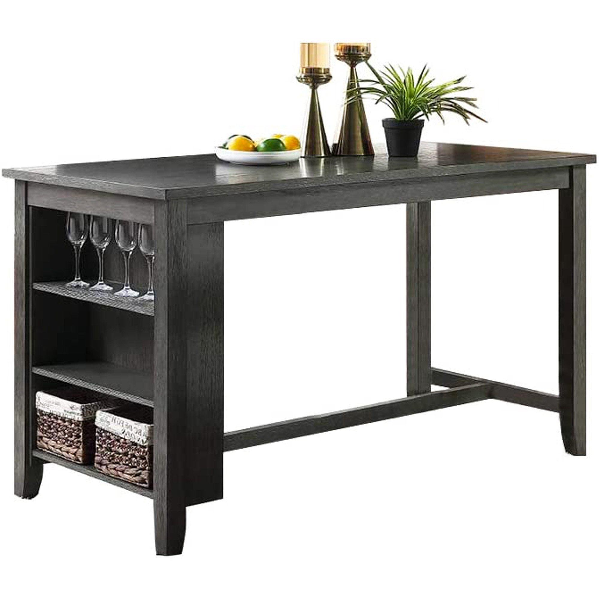 Rosalind Wheeler Modern Casual 1Pc Counter Height High Dining Table W ...