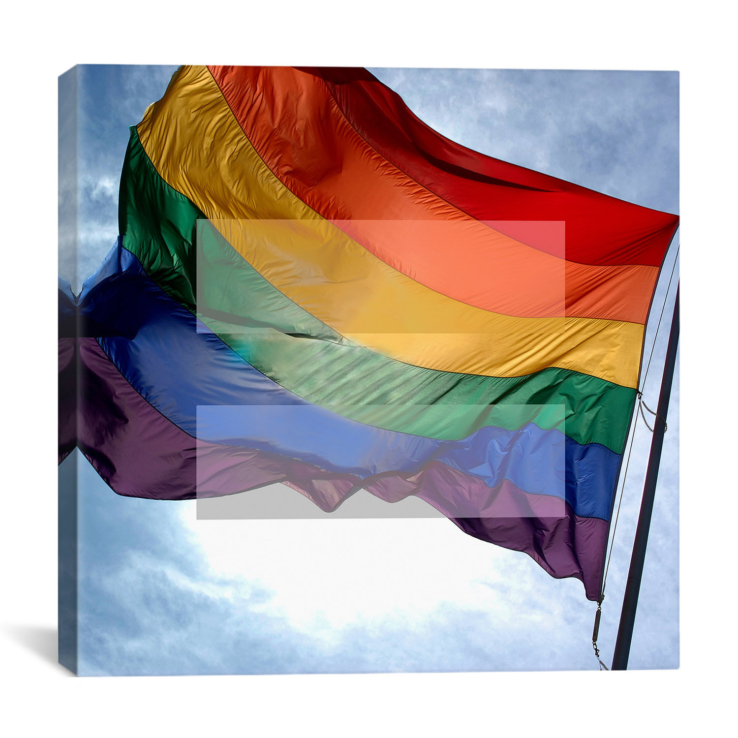 Winston Porter Equality Sign, Equal Rights Symbol with Rainbow Flag ...