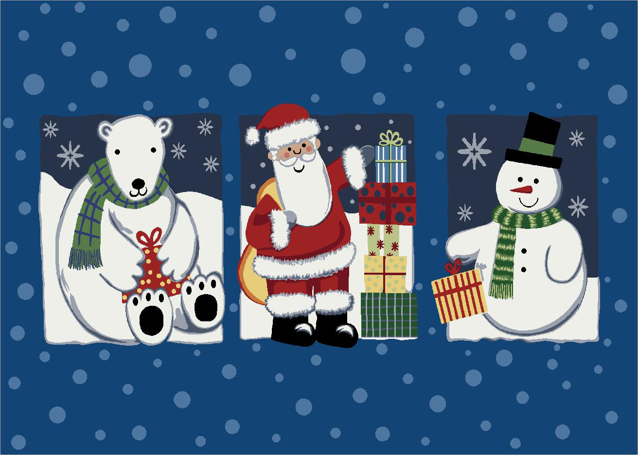 The Holiday Aisle® Norsworthy Tis The Season Area Rug | Wayfair