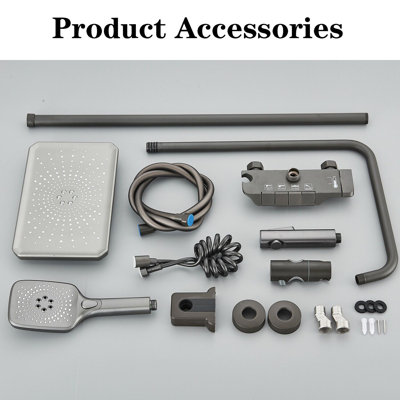 Senlesen Pressure-Balanced (Temperature And Volume) Shower Faucet with ...