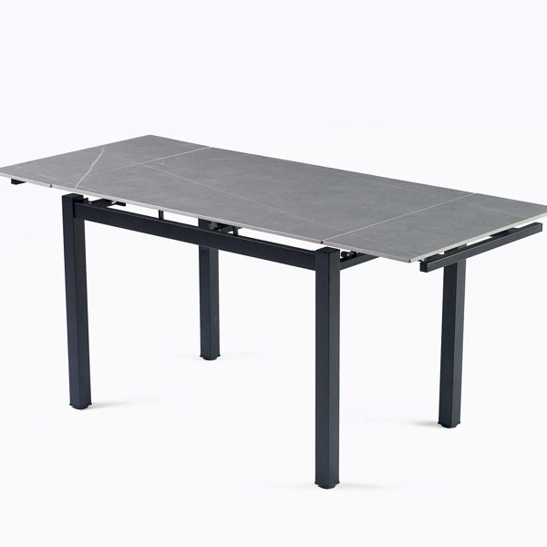 Wrought Studio Juanelle Metal Base Dining Table | Wayfair