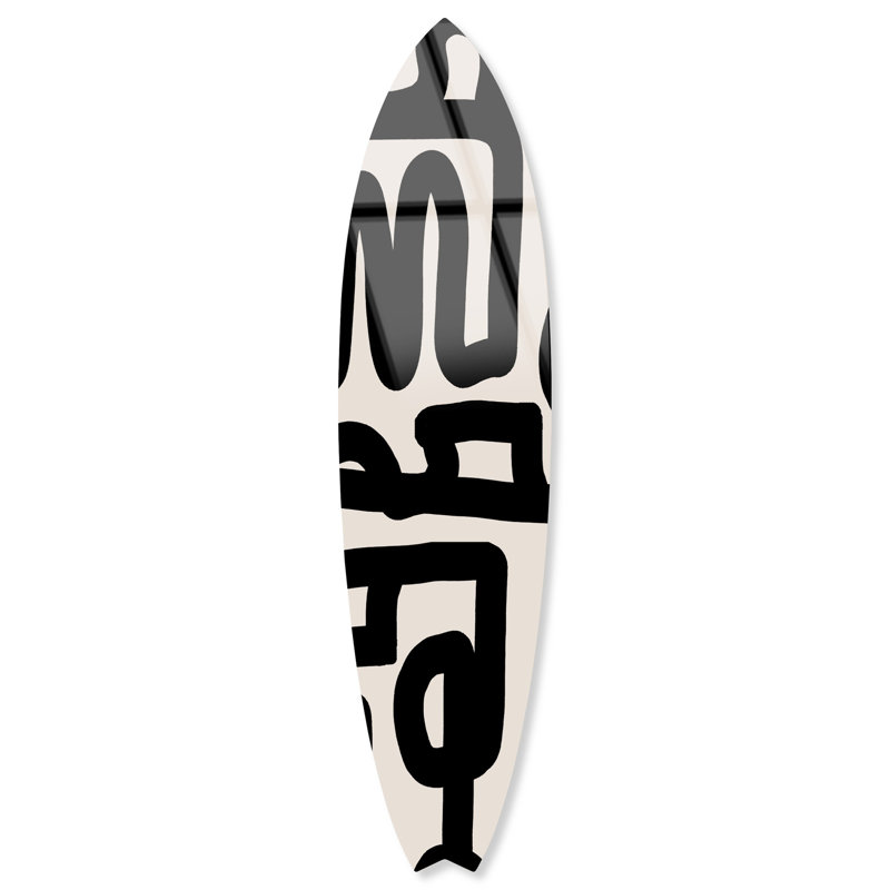 Notori Art Articles IV Surfboard Acrylic Coastal Wall Art by Notoriart ...