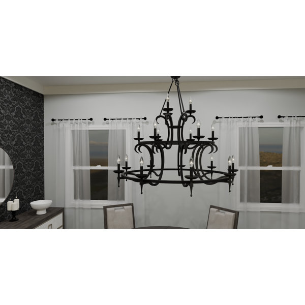Darby Home Co Adysan 18 - Light Dimmable Tiered Chandelier | Wayfair