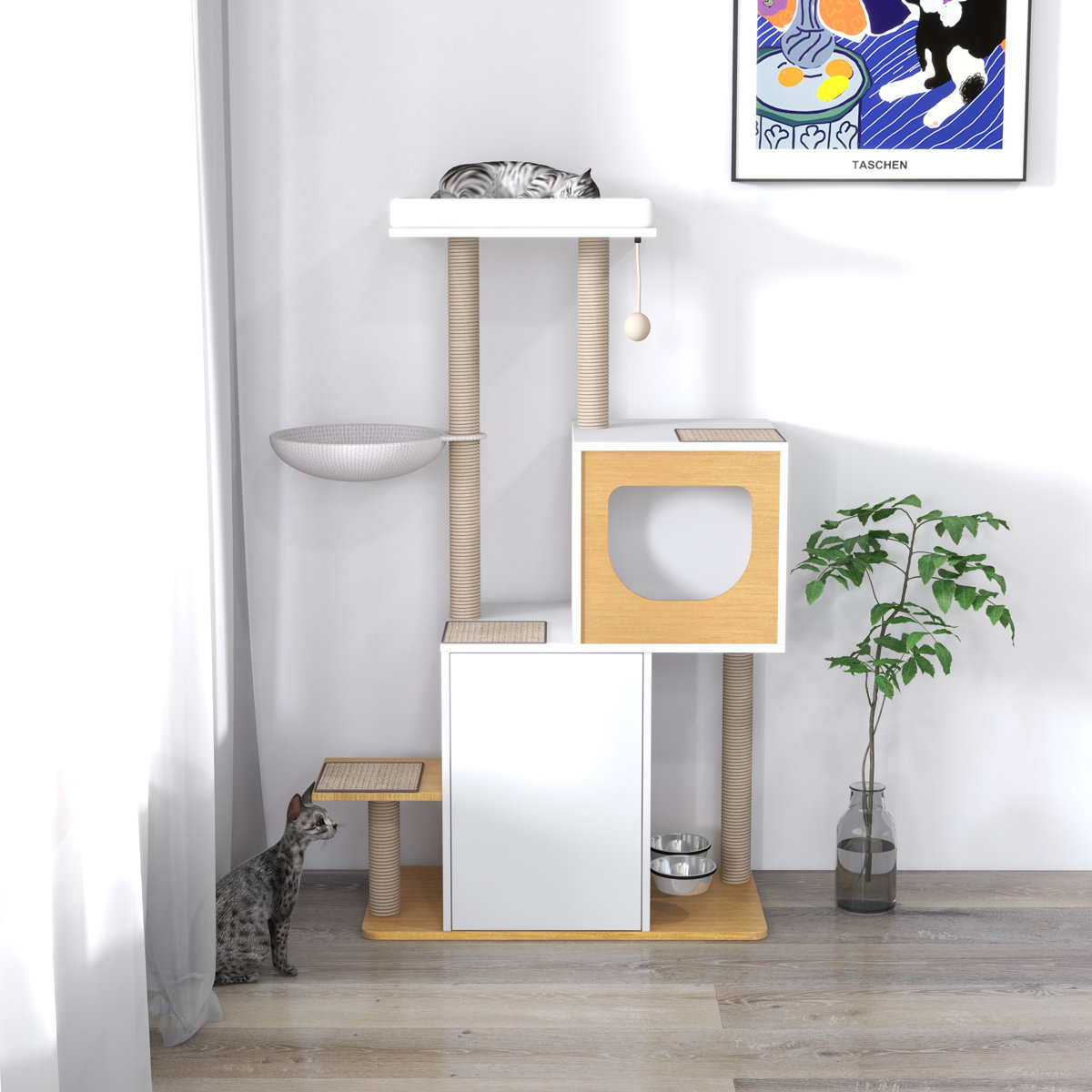 Tucker Murphy Pet™ Daquasha 51.57'' H Cat Tree & Reviews | Wayfair