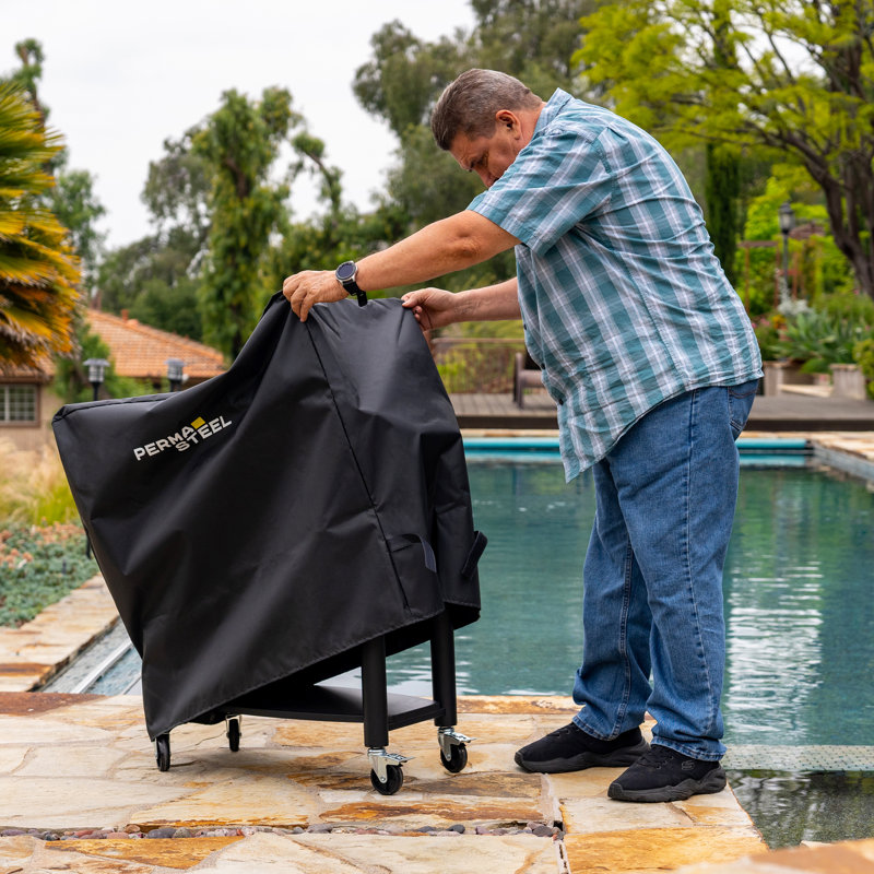 Permasteel 60-Quart Universal Cooler Cover for Outdoor Patio Coolers ...