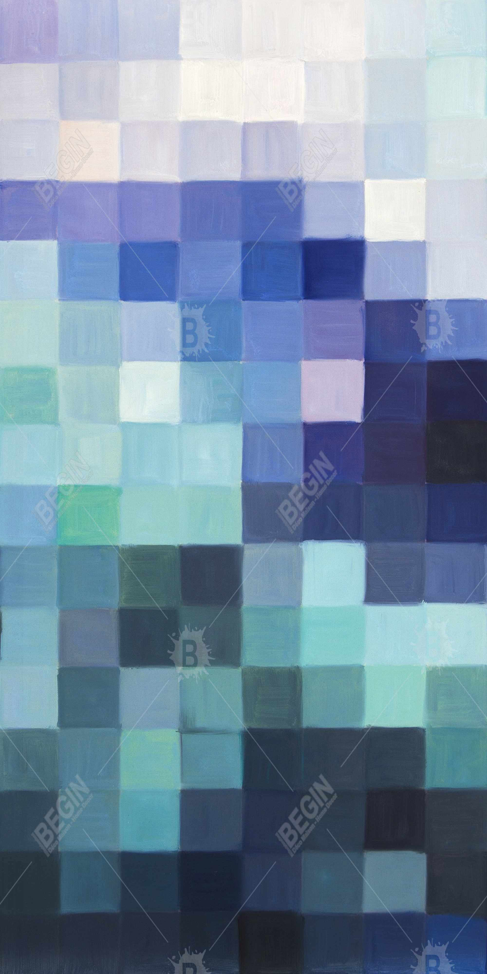 Begin Edition International Inc. Pixelized landscape - 15.75"x31.50 ...