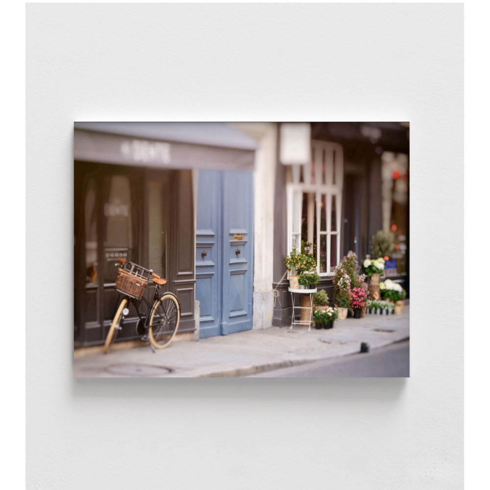 WeFrameArt Paris Street Photo, Framed Floral Prints, Paris Photo Print ...