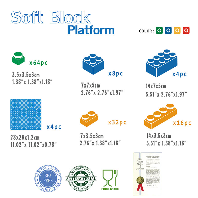 UNiPLAY Soft Block Building Set | Wayfair