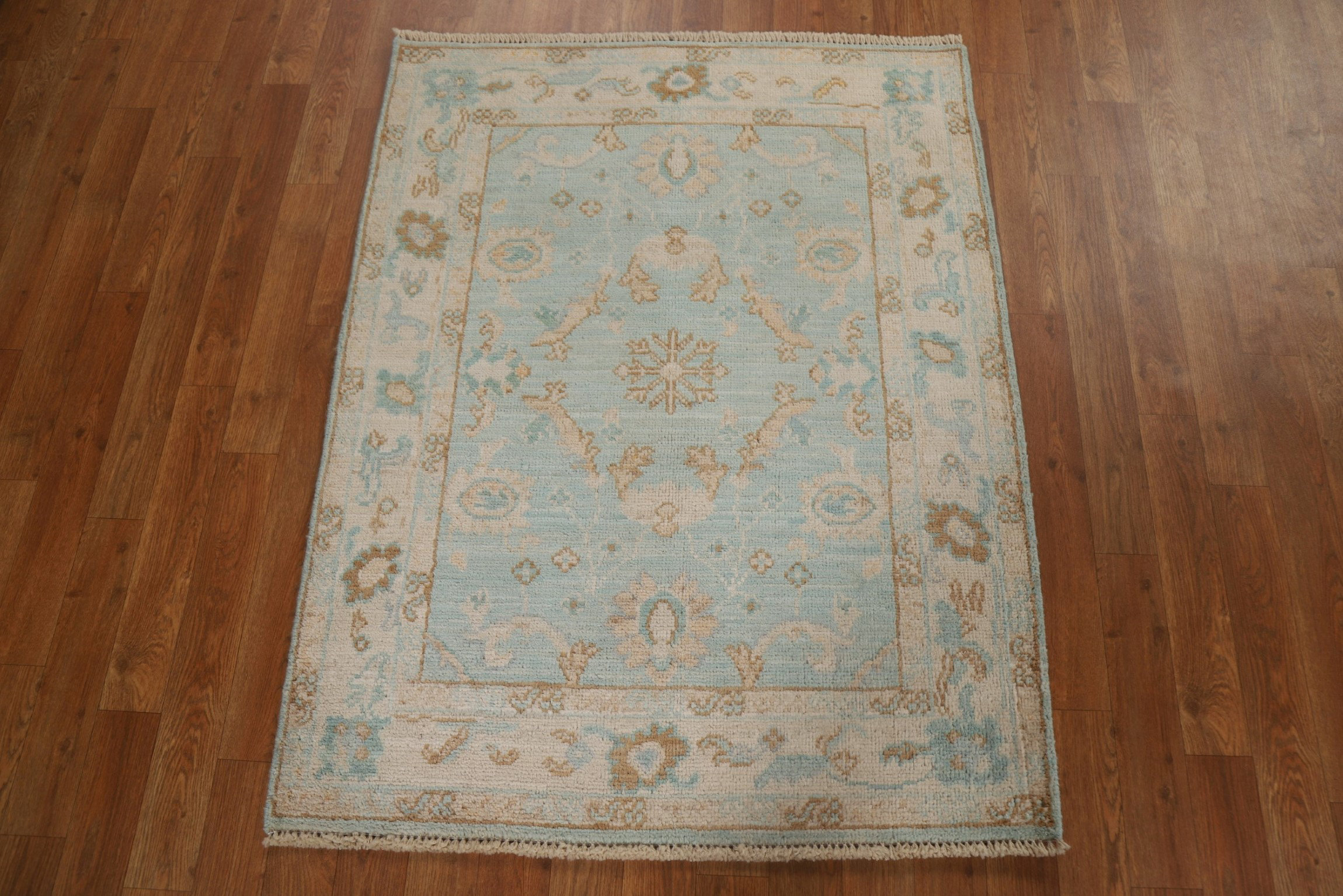Rugsource Muted Wool Oushak Oriental Area Rug 3x4 | Wayfair
