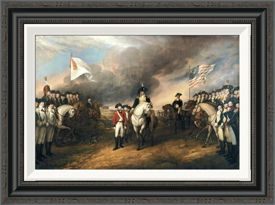 Global Gallery Surrender of Lord Cornwallis by John Trumbull - Picture ...