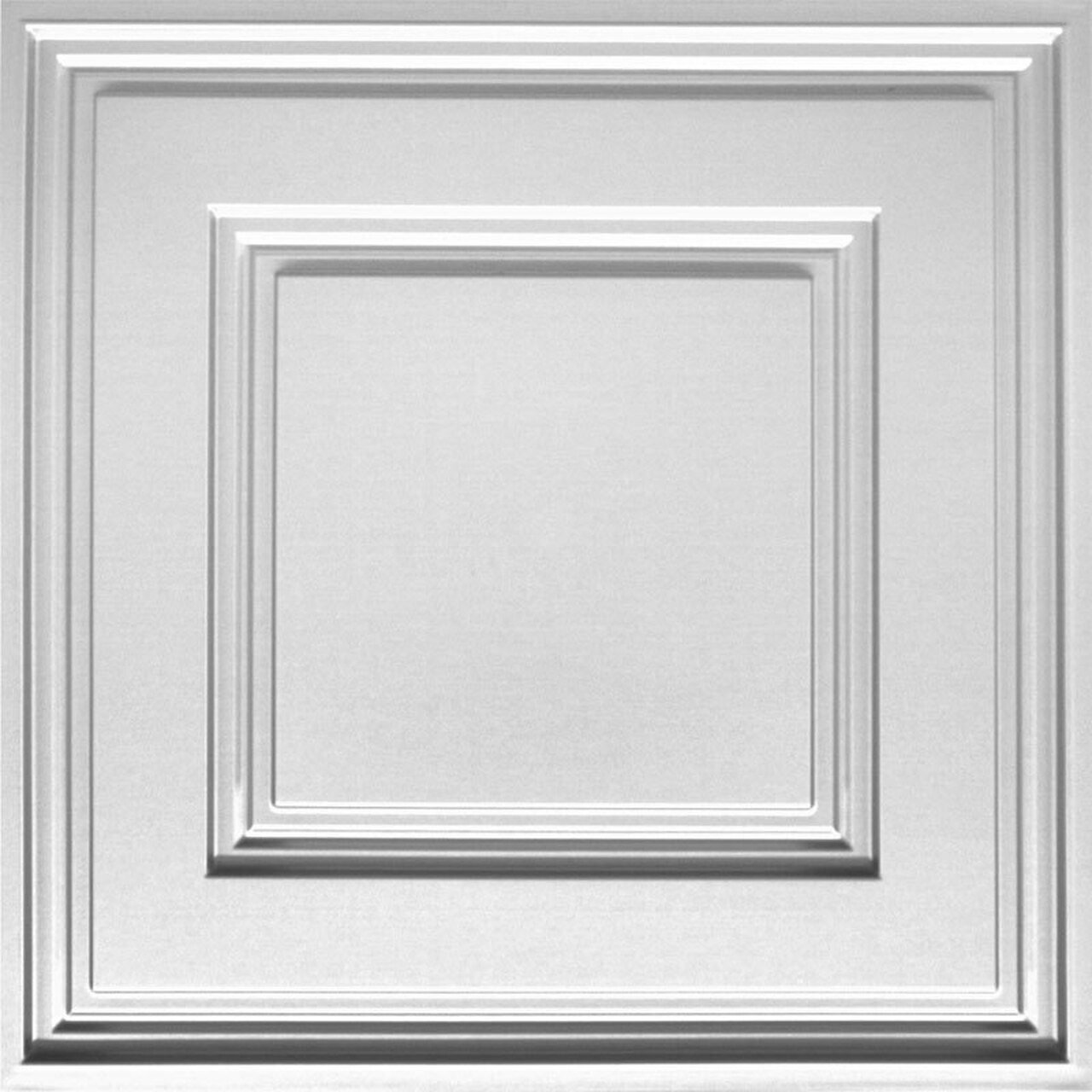 FromPlainToBeautifulInHours Raised Panel Coffer 2ft. x 2ft. Drop-In PVC ...