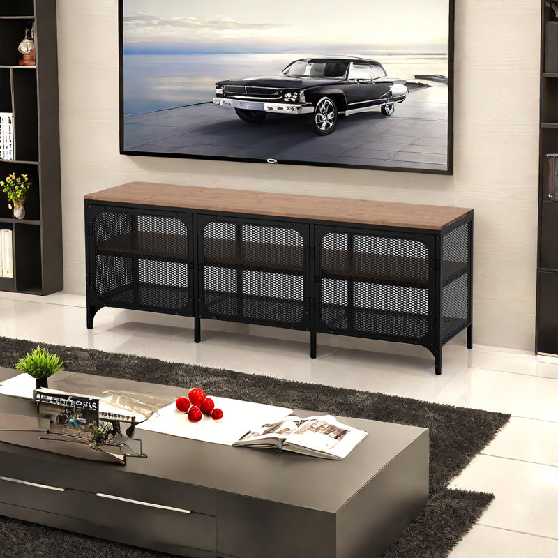 17 Stories Lexanne 55.11'' W Storage Credenza | Wayfair