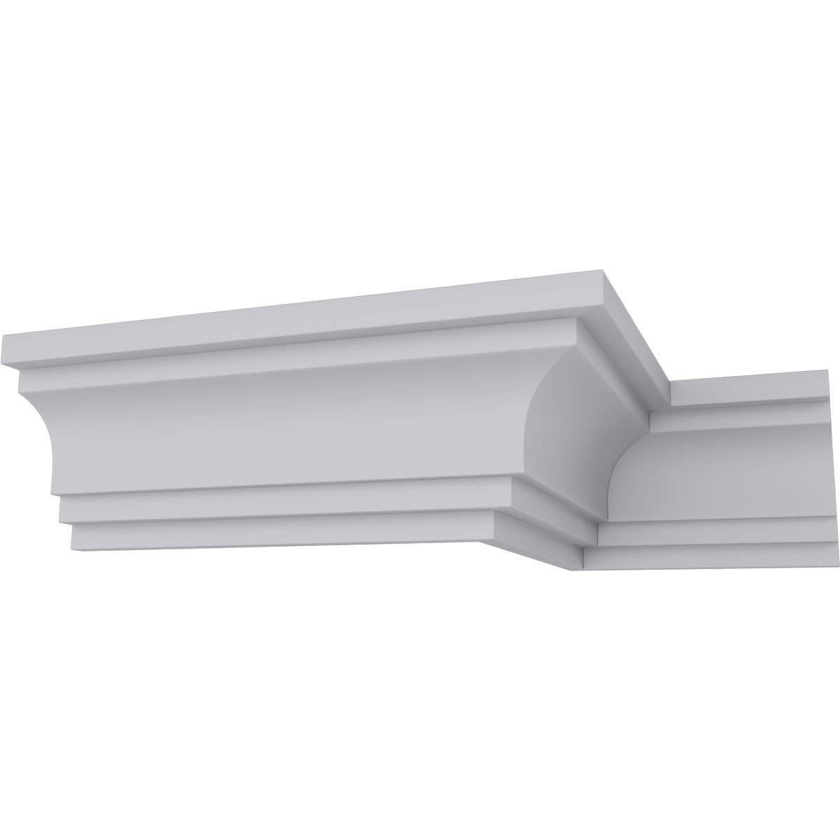 Ekena Millwork SAMPLE - Endurathane Traditional Crown Moulding, 4"H x 3 ...