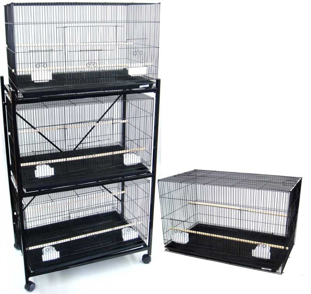 YML Four Medium Bird Cage with 2 Feeder Doors | Wayfair