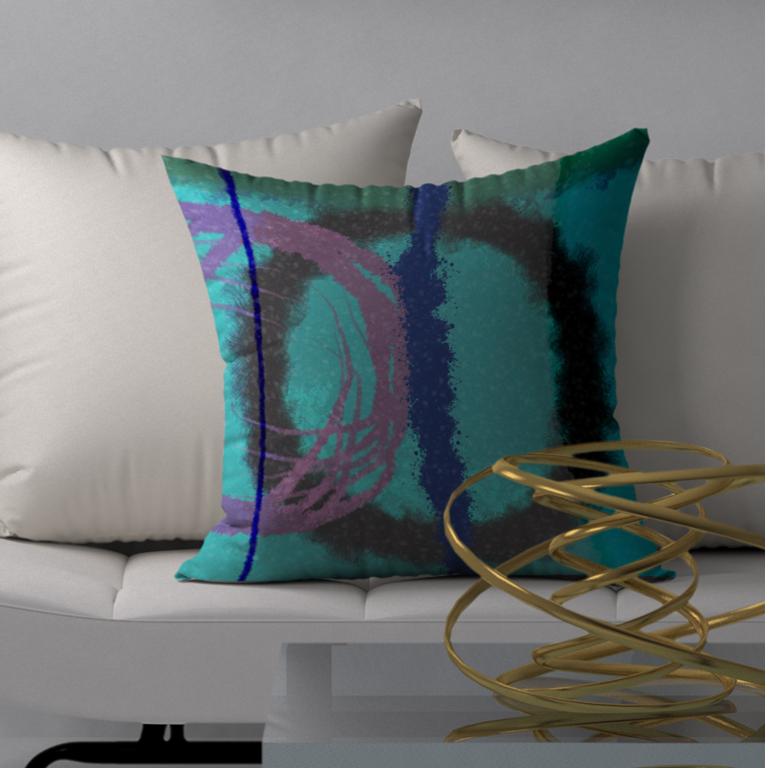 LeRoi Products Geovany Immaculate Invincible Square Pillow Cover ...