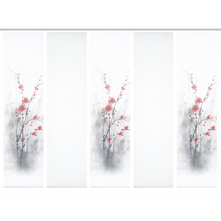 East Urban Home Polyester Semi Sheer Track Insert Sliding Panel ...