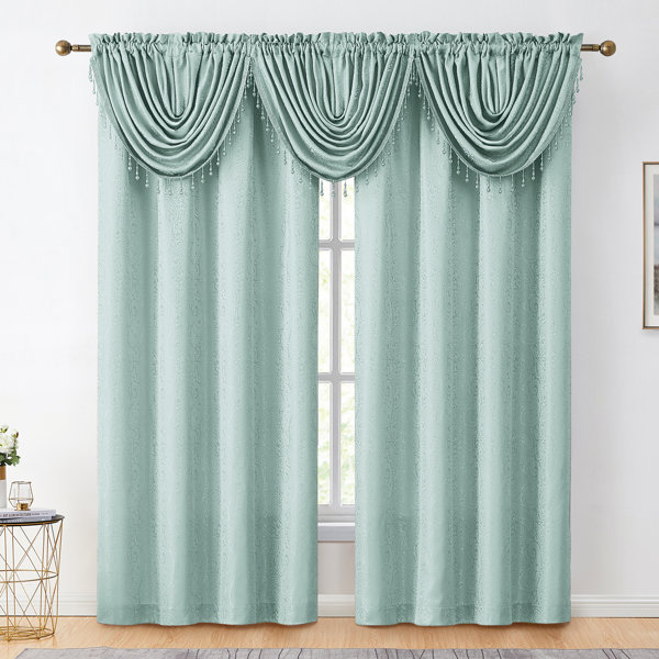 Winston Porter Nako Polyester Blackout Curtains / Drapes Pair - Wayfair ...