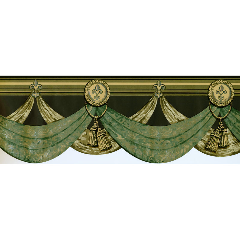 House of Hampton® Erixon 15' L x 8.6" W Wallpaper Border | Wayfair