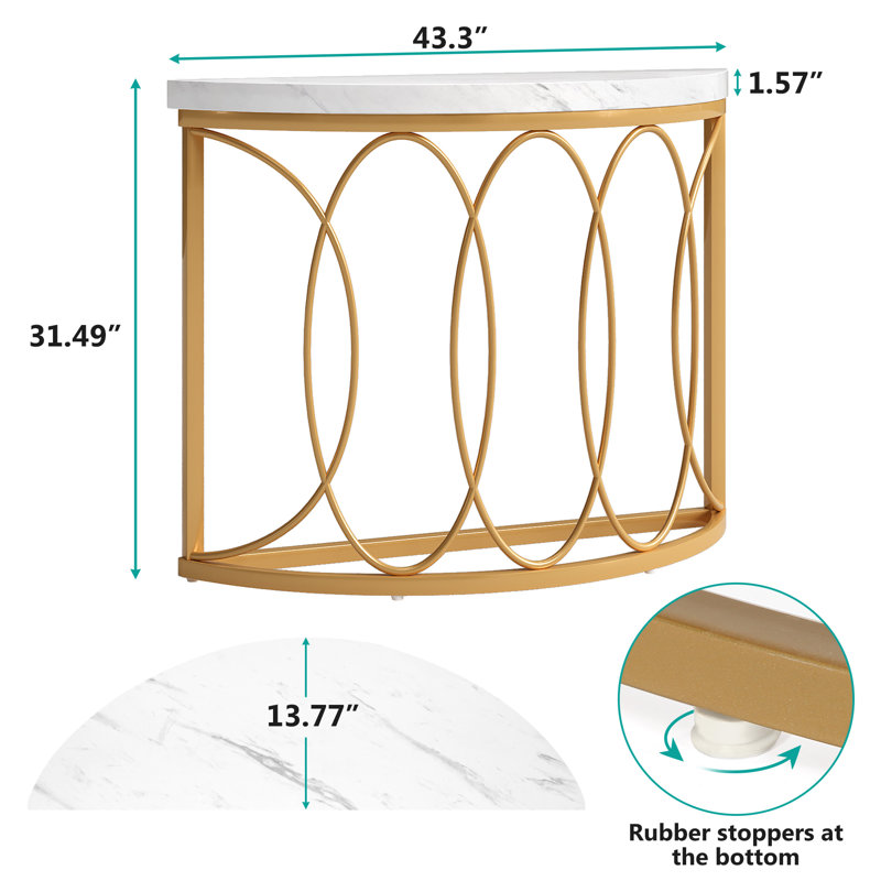 Mercer41 Ambroselli 43.31'' Console Table & Reviews | Wayfair