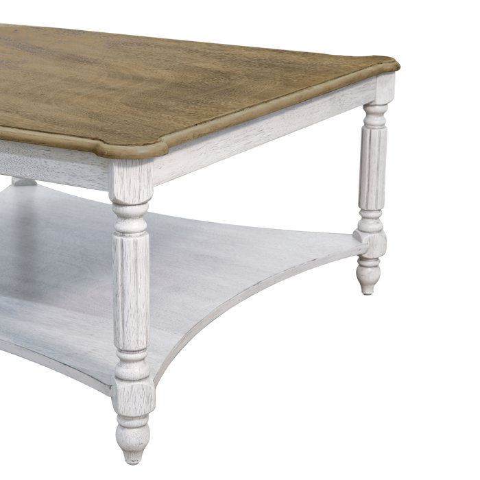 Laurel Foundry Modern Farmhouse Locke Solid Wood Square Coffee Table ...