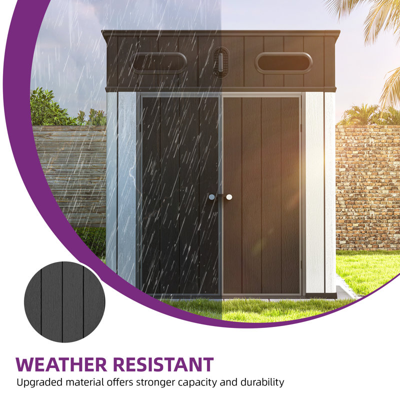 Balconera 6x6 FT Outdoor Storage Shed & Reviews | Wayfair