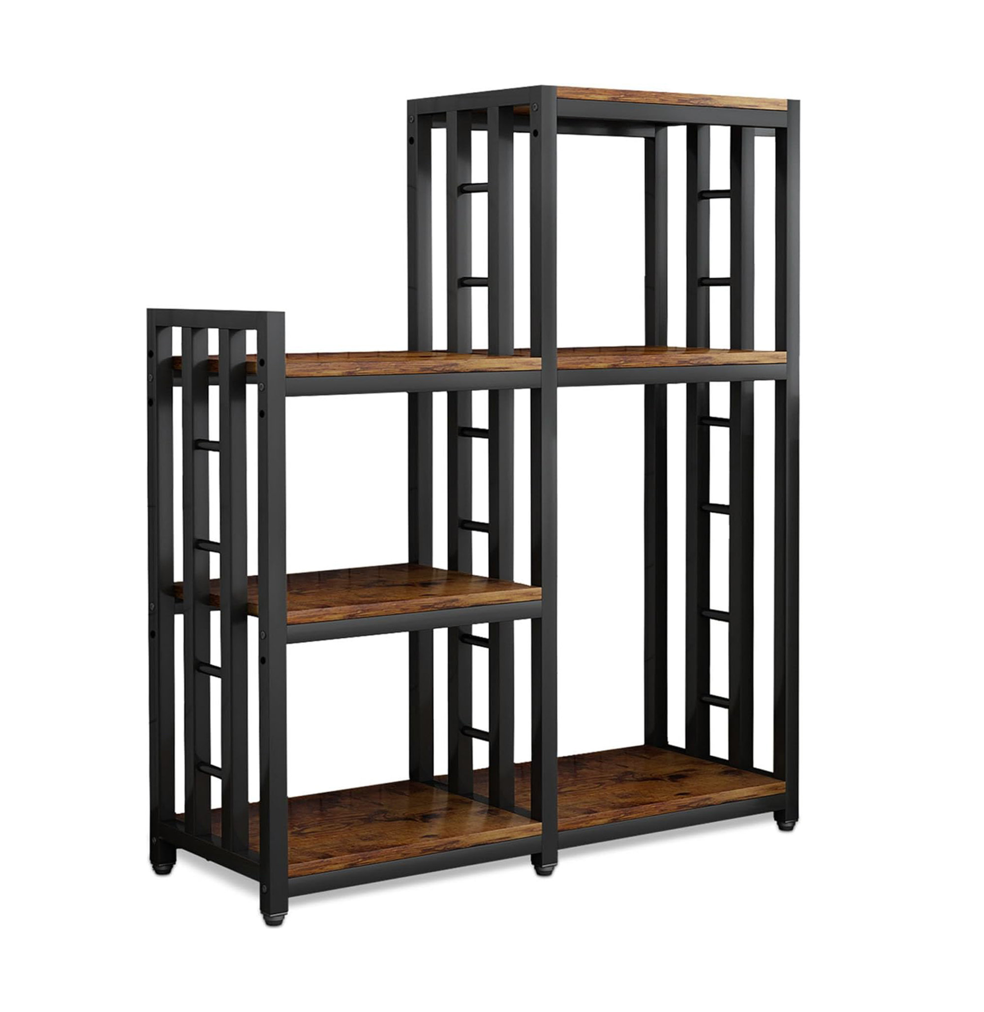 17 Stories Kitchen Storage Shelf Bakers Rack,6-Tier Coffee Bar Table ...
