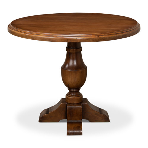 Sarreid Ltd Round Solid Wood Dining Table | Wayfair