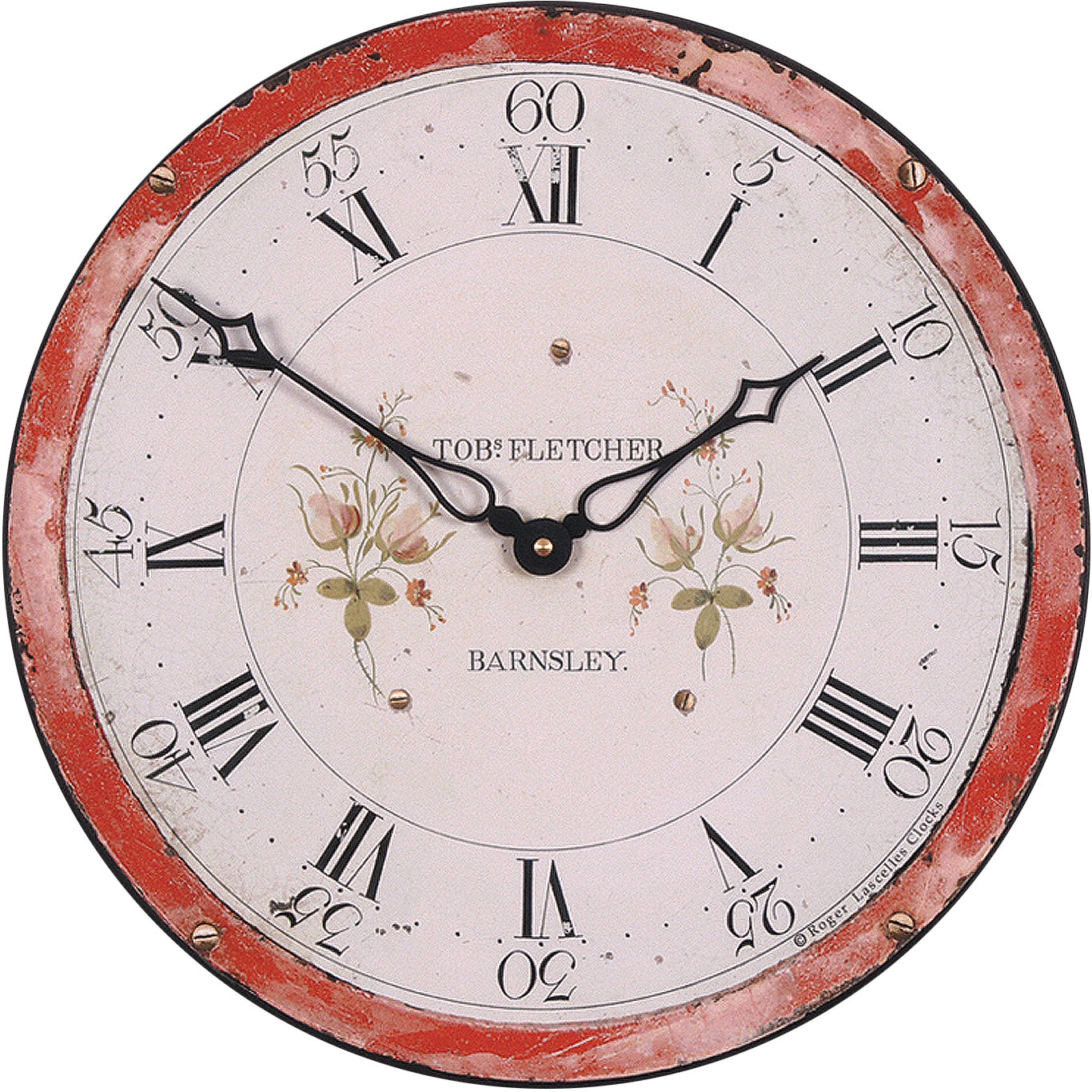 Roger Lascelles Clocks Antique Grandfather Clock Dial Design - 36cm ...