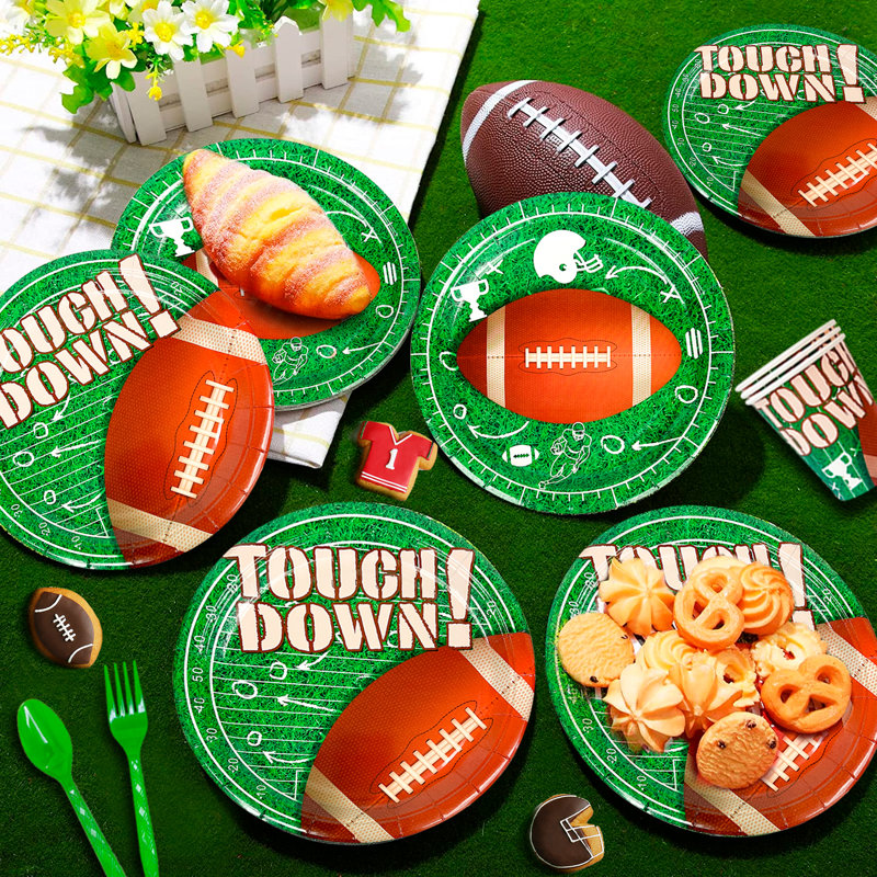 The Party Aisle™ 164 pcs Football Party Supplies-Football Birthday ...