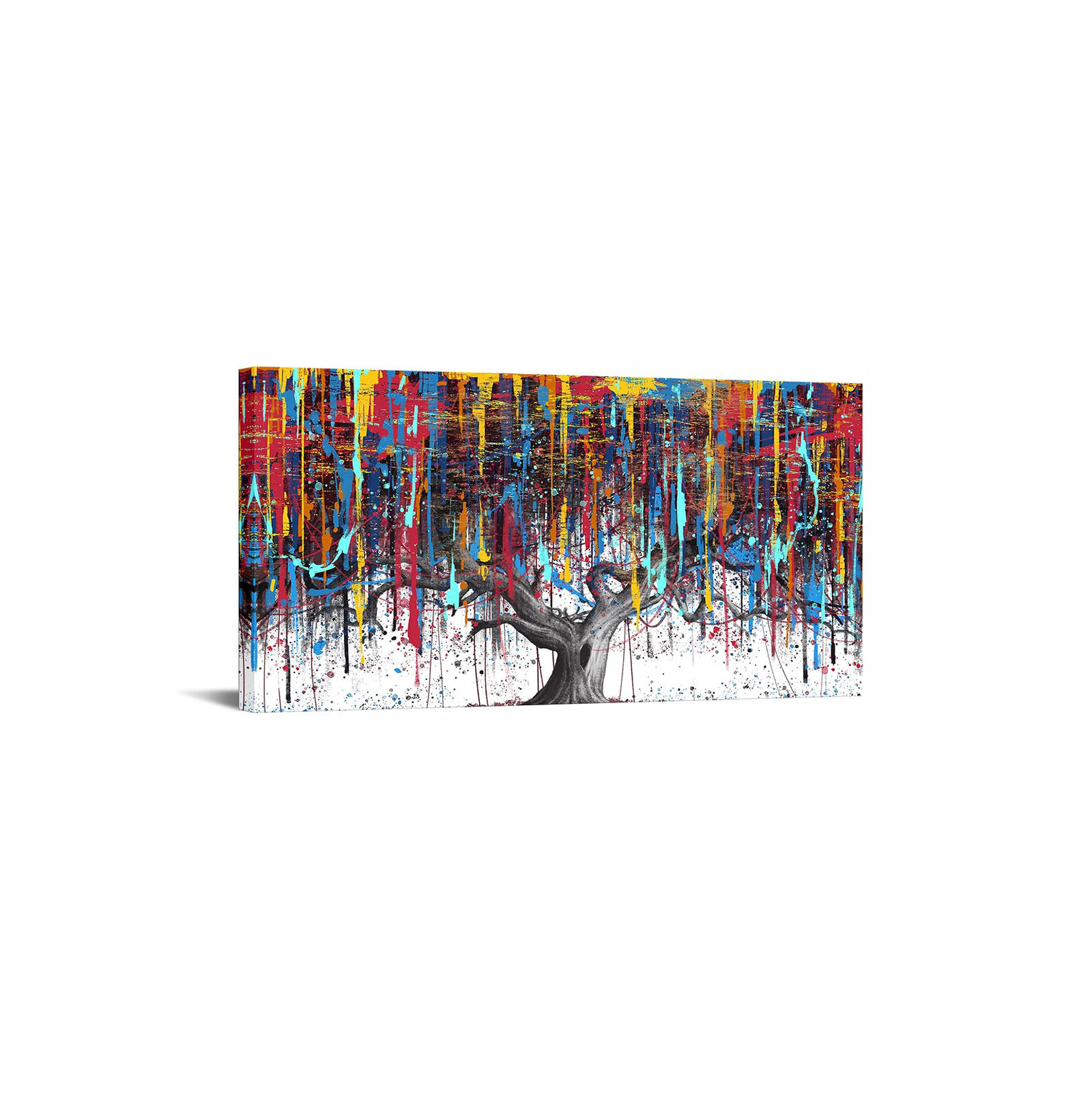 colourful tree poster