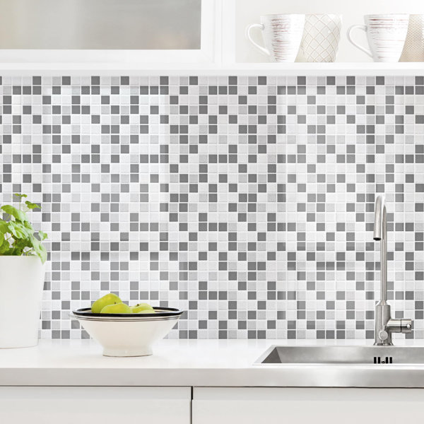 Ebern Designs Addien Mosaic 60 x 150cm PVC Tile | Wayfair.co.uk