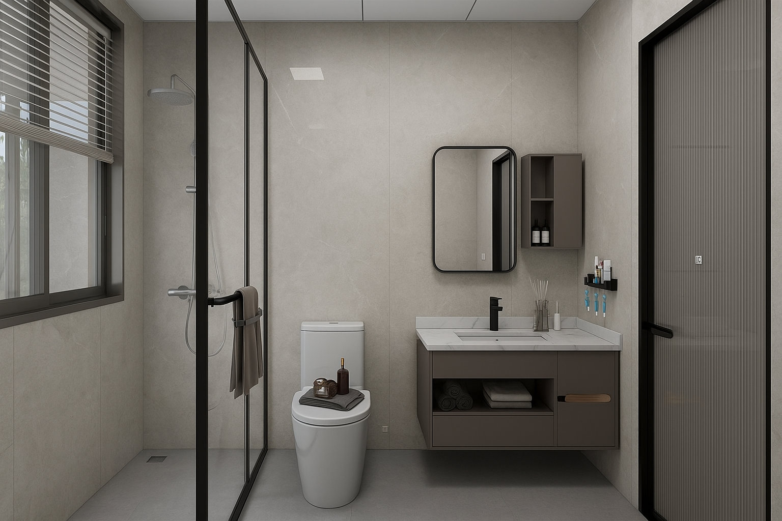 The Keystone Decor Keystone Shower Kits Wall Panel 4pcs Set (30"x60"x96 ...