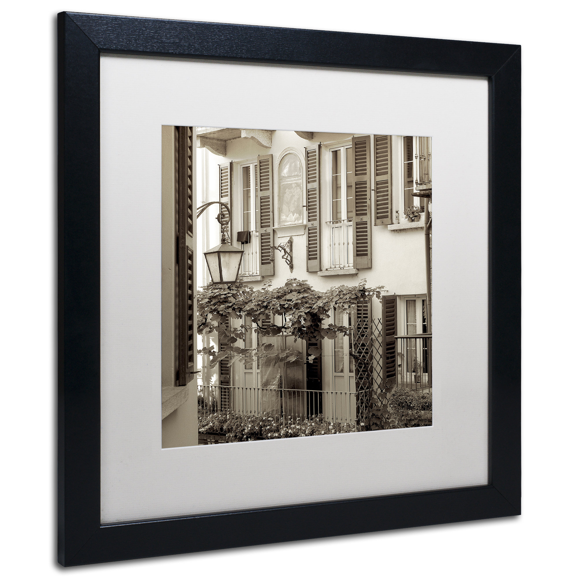 Ebern Designs Alan Blaustein 'Bellagio I' Framed Photographic Print ...