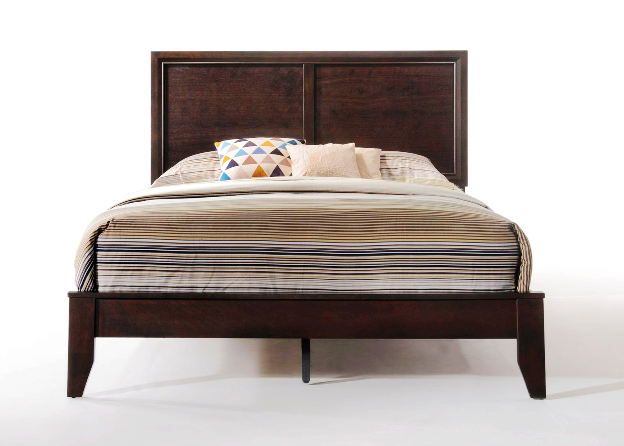 Red Barrel Studio® Nala Wood Bed Frame with Headboard | Wayfair