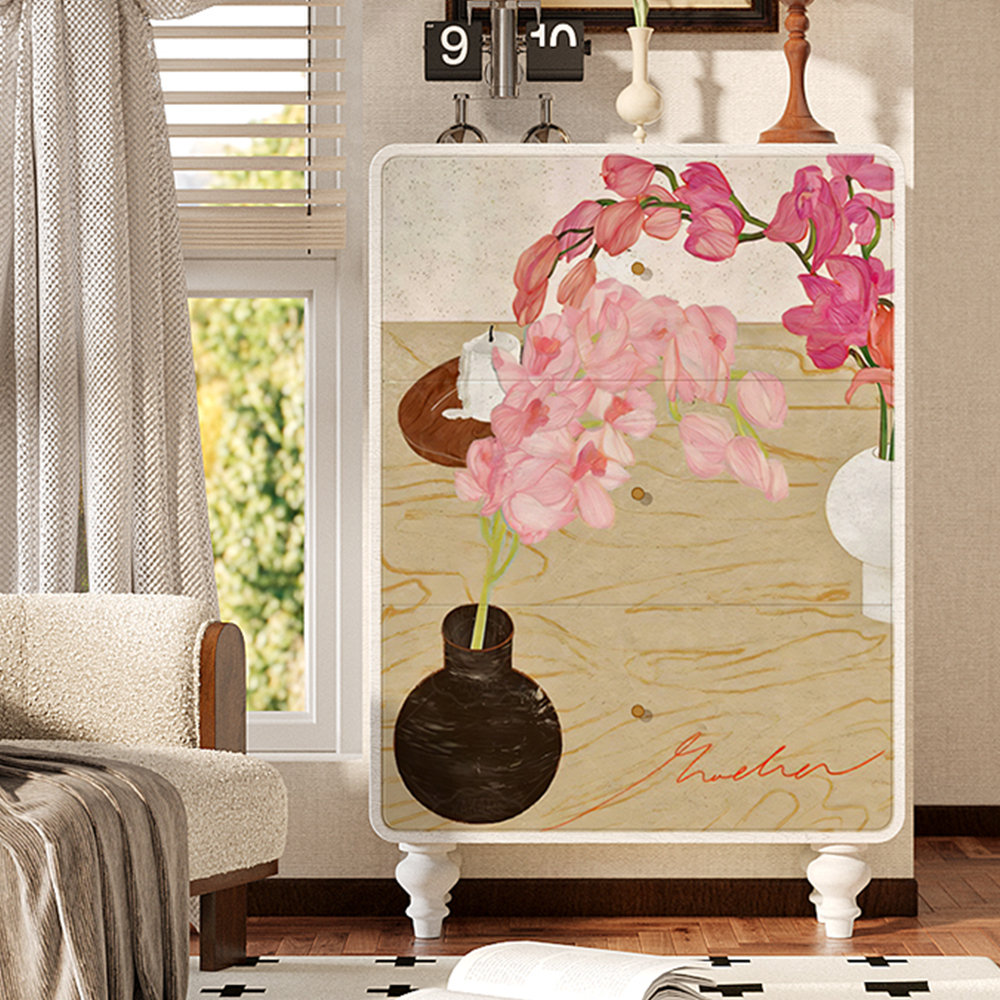 Canora Grey Modern French-style home shoe cabinet | Wayfair