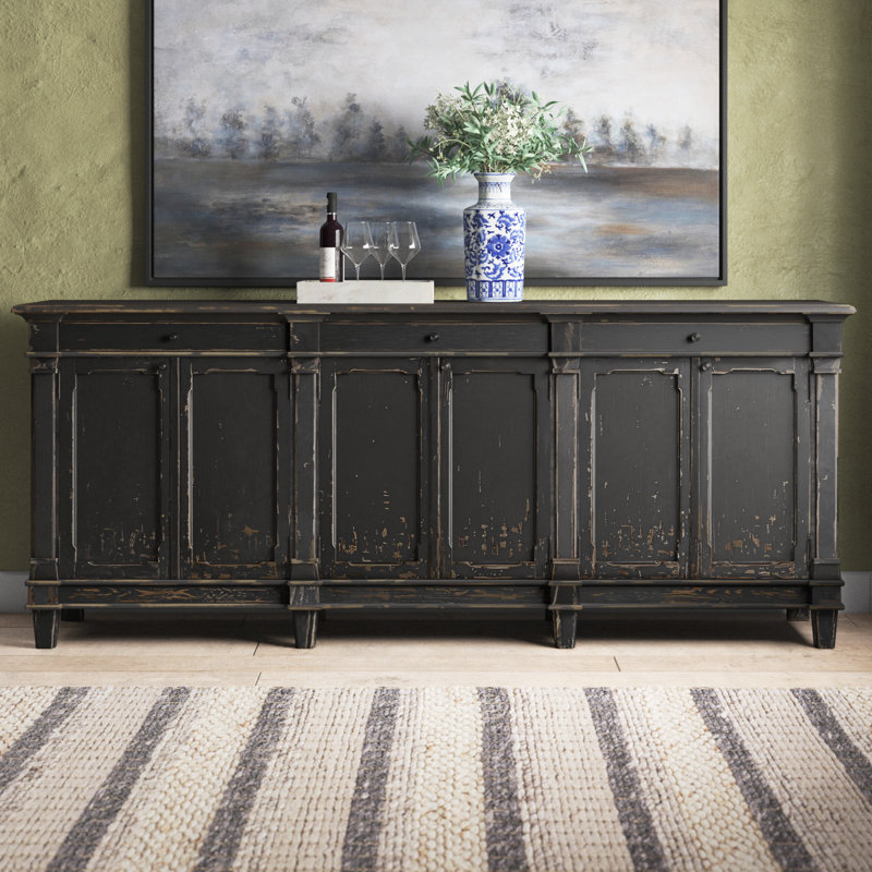 Birch Lane™ Ellettsville 96.25" Wide 3 Drawer Sideboard & Reviews | Wayfair