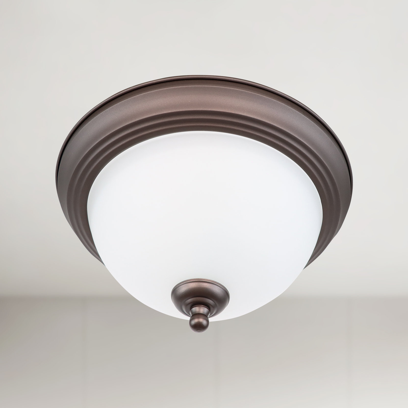 Winston Porter Ceiling Light Fixture, 11 Inch Flush Mount Ceiling Light ...