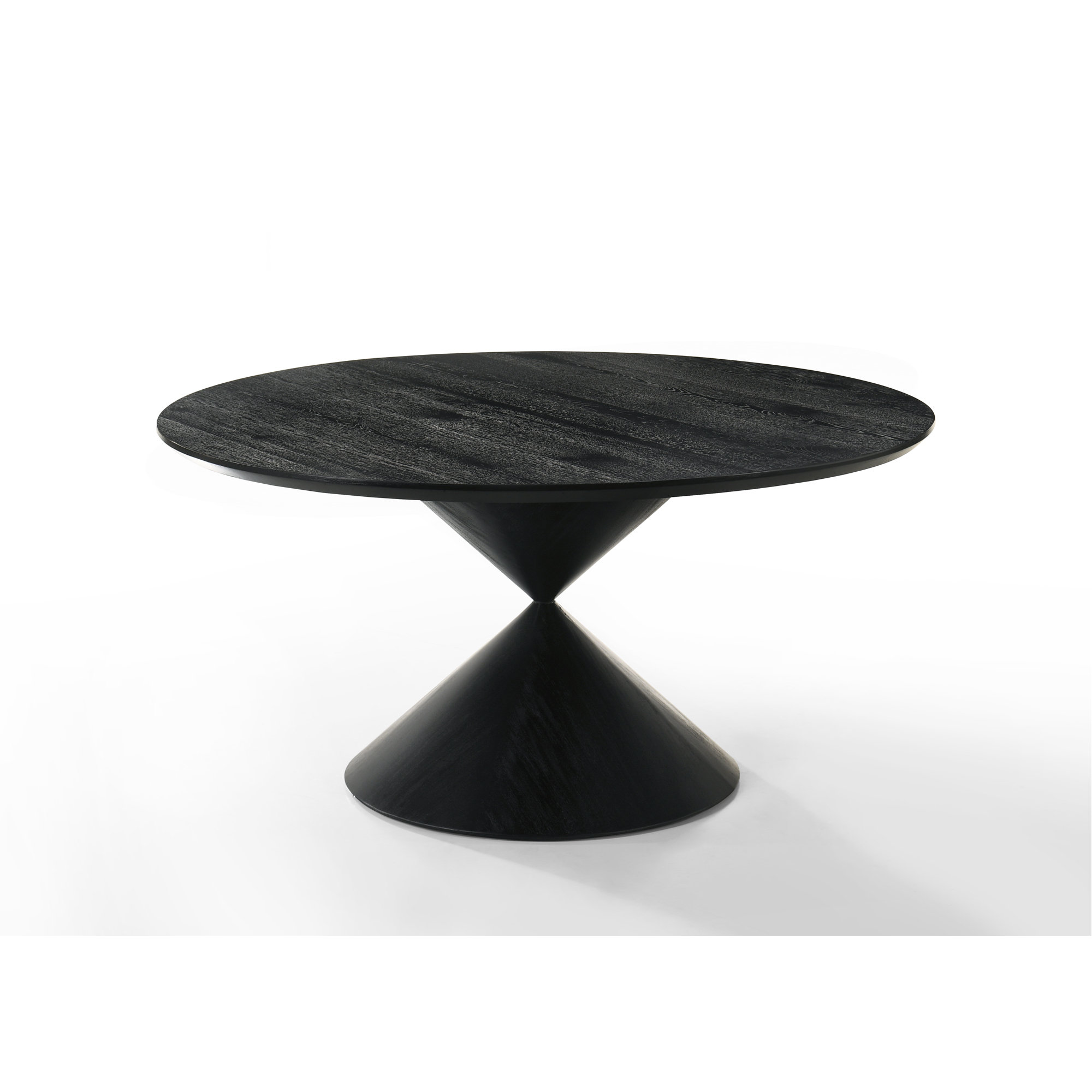 Latitude Run® Exquisite Pedestal Dining Table With Graceful Hourglass ...