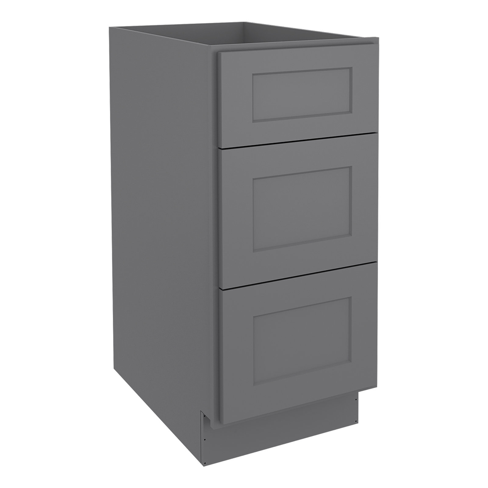 HOMEIBRO Ready To Assemble Base Cabinet Style 3-drawer & Reviews | Wayfair