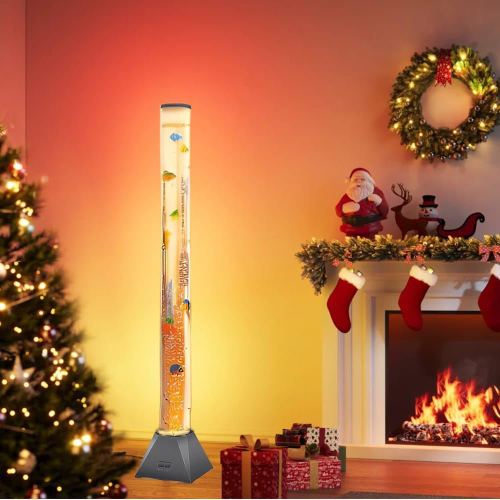 Co-t 4FT Sensory Bubble Tube Aquarium Lamp With LED Colour Therapy For ...