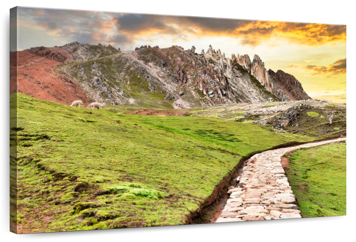 Ebern Designs Kavia Colors Of Peru - Stone Path | Wayfair