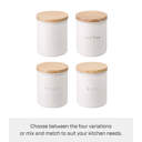 Yamazaki Home Tosca Yamazaki Home Ceramic Canister, Dry Food Kitchen ...