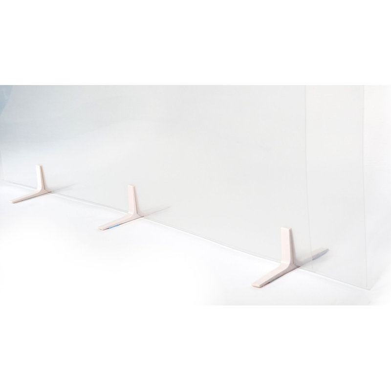 UP DESK SHIELD Crystal Petg Plastic Transparent Sneeze Guard Desk ...