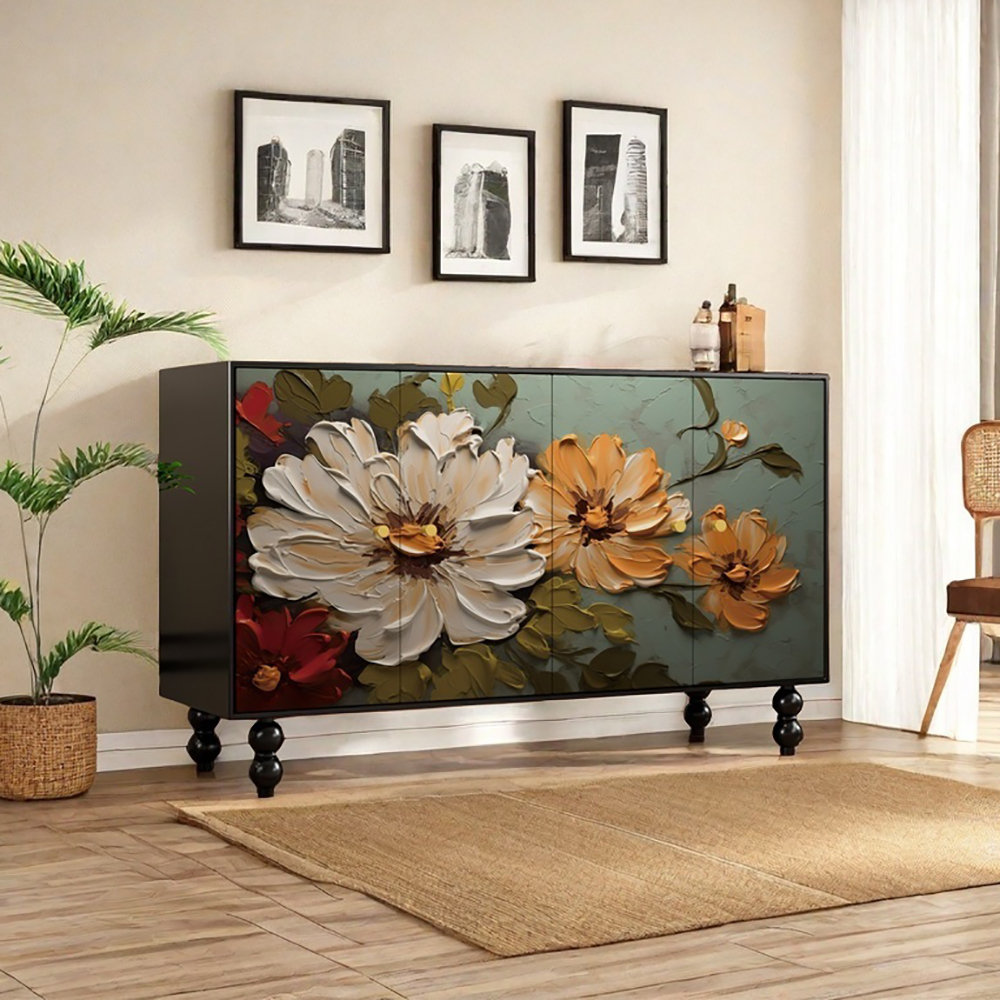 Ruthber Solutions Multi-functional Coloured Drawing Sideboard | Wayfair