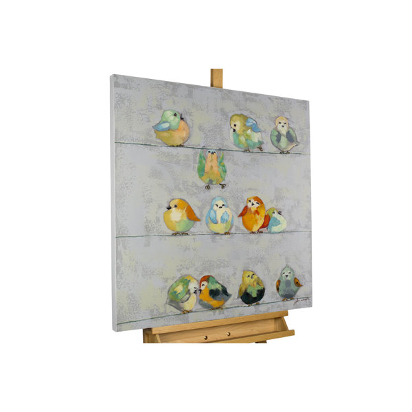 Harriet Bee Chirping in the Morning Dew - No Frame Square Painting on ...