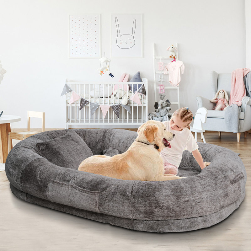 Tucker Murphy Pet™ Large Human Dog Bed With Anti-Slip Base & Reviews ...